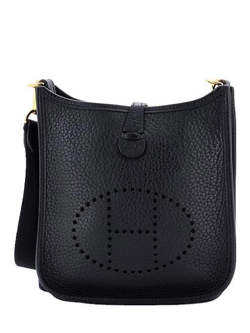 Hermès Tpm Evelyne Bag Gen Iii Clemence - Black