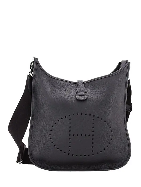 Hermès Pm Evelyne Bag Gen Iii Clemence - Black