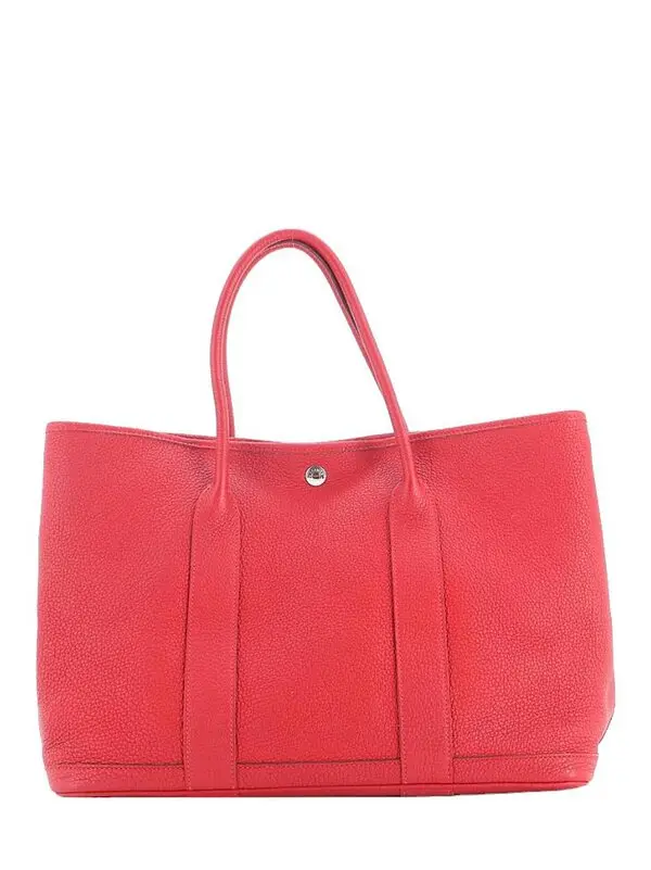 Hermès 36 Garden Party Tote Leather - Red
