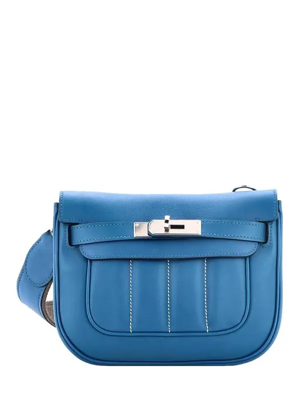 Hermès 21 Berline Bag Swift - Blue