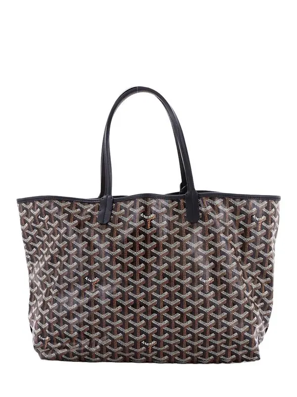 Goyard Pm Saint Louis Tote Coated Canvas - Black