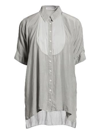 European Culture Shirt Size Cupro, Cotton, Viscose, Rubber - Grey
