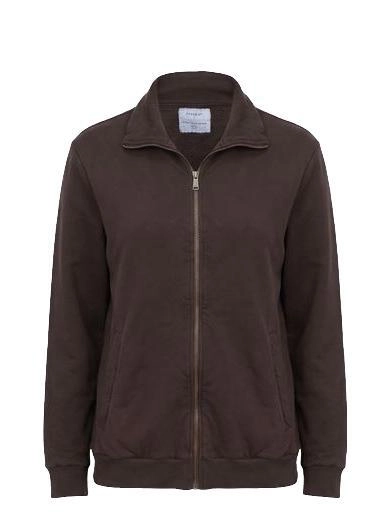 Crossley Sweatshirt Dark Size Cotton - Brown