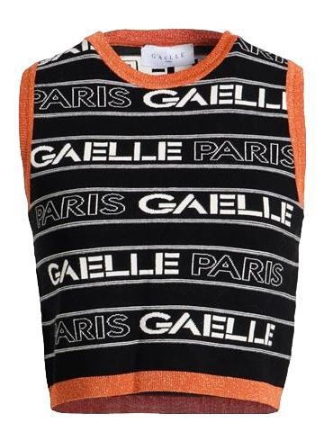 GAELLE PARIS Top Size Viscose, Nylon, Metallic Fiber - Black
