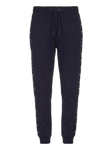 Emporio Armani Pants Size Cotton, Elastane - Navy