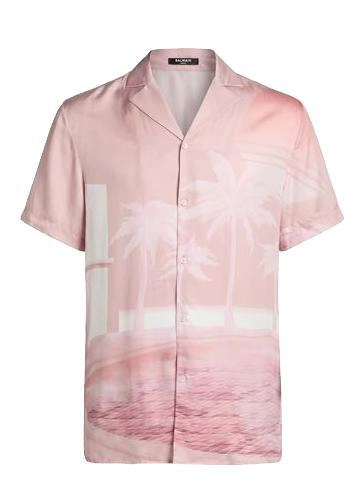 Balmain Shirt Light Size Viscose - Pink
