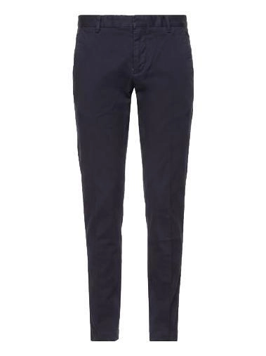 ENTRE AMIS Pants Midnight Size Cotton, Elastane - Blue