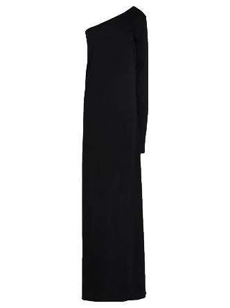 Rick Owens Maxi Dress Size Cotton - Black