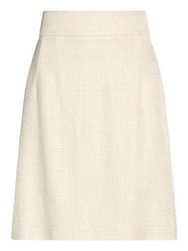 Dolce & Gabbana Mini Skirt Size Viscose, Linen, Polyamide - Beige