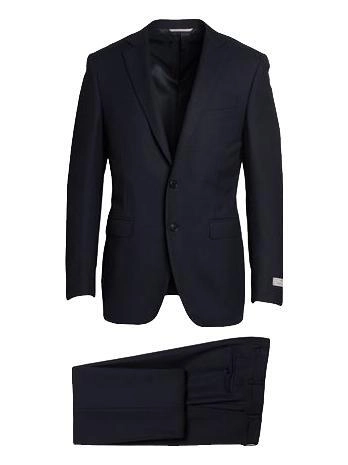 Canali Suit Midnight Size Wool - Blue