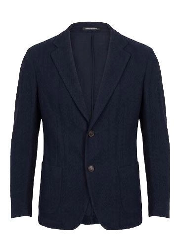 Emporio Armani Blazer Size Virgin Wool - Navy