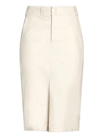MAISON MARGIELA Midi Skirt Size Cotton - Ivory
