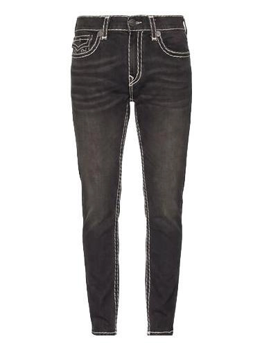 True Religion Jeans Size Cotton, Polyester, Viscose, Elastane - Black