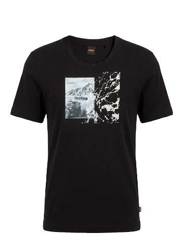 BOSS T-shirt Size Cotton - Black