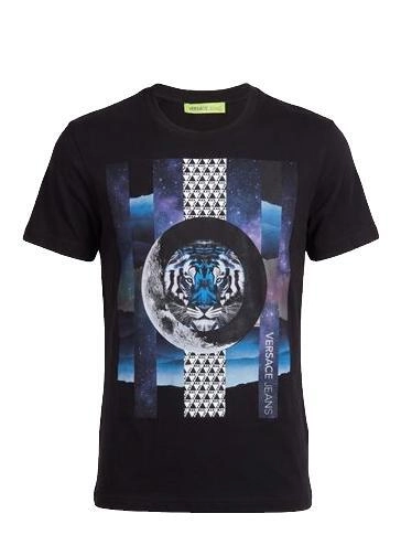 Versace T-shirt Size Cotton - Black