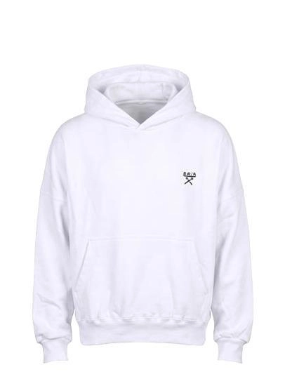 BERNA Sweatshirt Size Cotton, Polyester - White