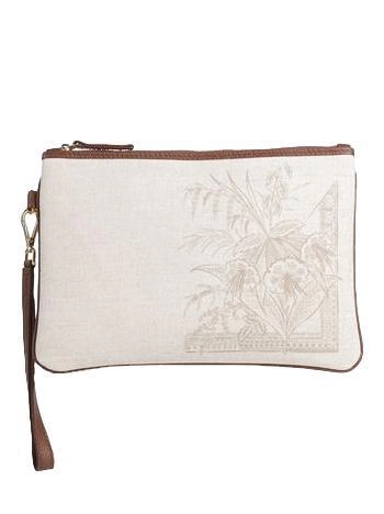 Eleventy Handbag Textile Fibers - Beige