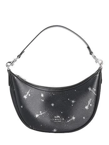 COACH Handbag Leather - Black