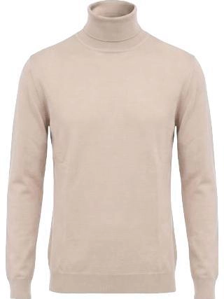 DRUMOHR Turtleneck Taupe Size Merino Wool - Grey