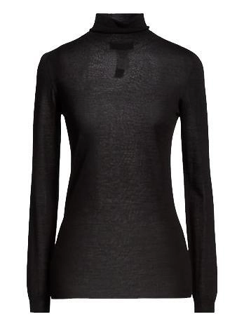 Fabiana Filippi Turtleneck Size Cashmere, Silk - Black