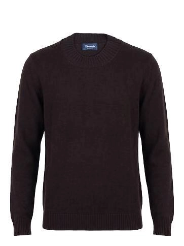 DRUMOHR Sweater Size Merino Wool - Brown