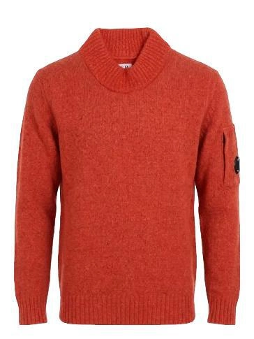 C.P. COMPANY C. P. Company Turtleneck Size Merino Wool, Polyamide, Elastane - Orange