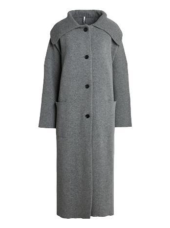 Liviana Conti Coat Size Wool, Polyamide - Grey