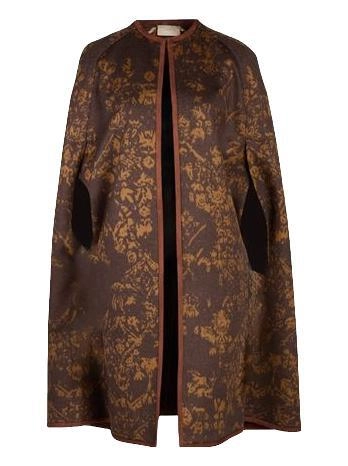 DRUMOHR Cape Size Virgin Wool - Brown