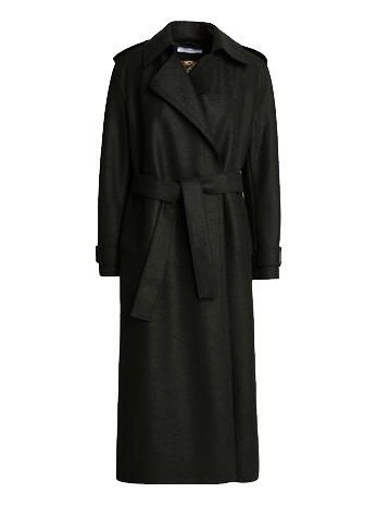 Harris Wharf London Coat Size Virgin Wool - Green