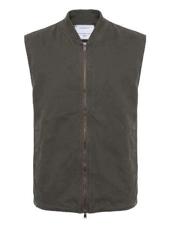 Crossley Vest Size Cotton, Elastane - Grey