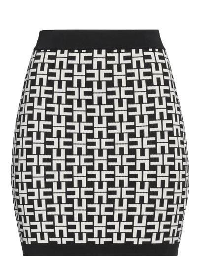 Elisabetta Franchi Mini Skirt Size Viscose, Polyamide - Black
