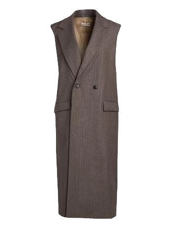 DRUMOHR Overcoat & Trench Coat Size Virgin Wool, Cashmere, Elastane - Grey
