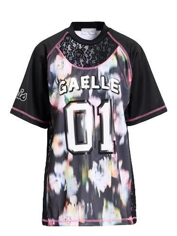 GAELLE PARIS T-shirt Size Polyester, Polyamide, Elastane - Black