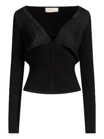 Blumarine Cardigan Size Wool, Polyamide, Elastane - Black