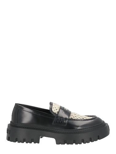 Amiri Loafers Size Leather, Textile Fibers - Black