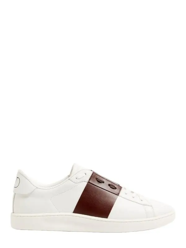 Valentino Garavani Open Royco Leather Sneakers - Brown