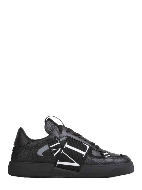 Valentino Garavani Vl7n Leather Sneakers - Black