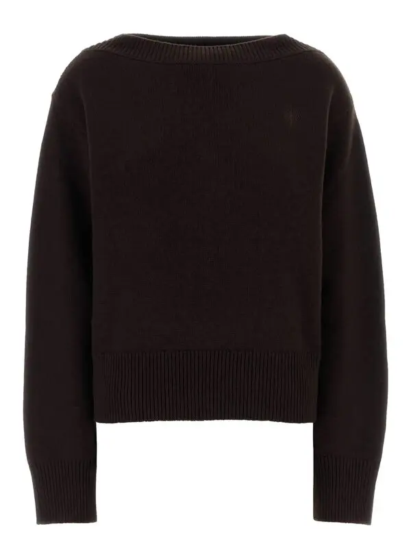 Gucci Chocolate Wool Blend Oversize Sweater - Brown