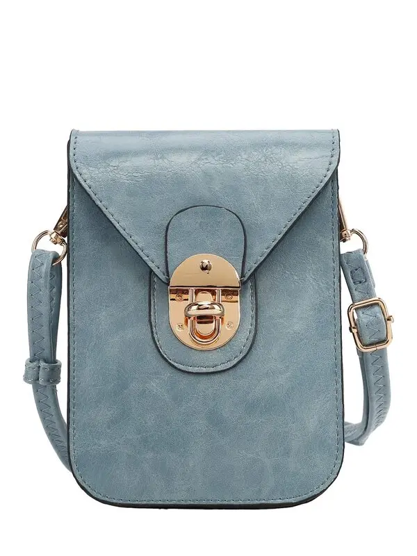 MKF COLLECTION BY MIA K. Havana Ii Phone Crossbody Bag Denim - Blue