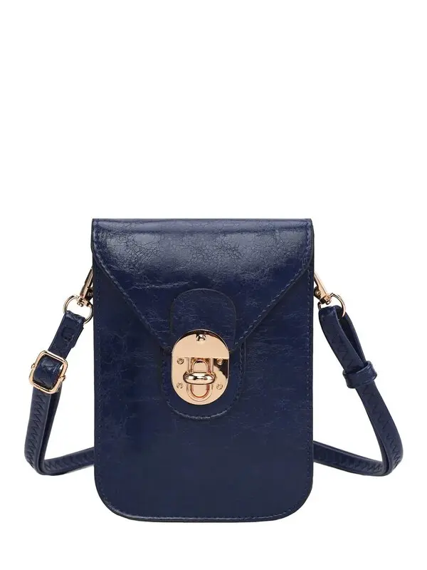 MKF COLLECTION BY MIA K. Havana Ii Phone Crossbody Bag Navy - Blue