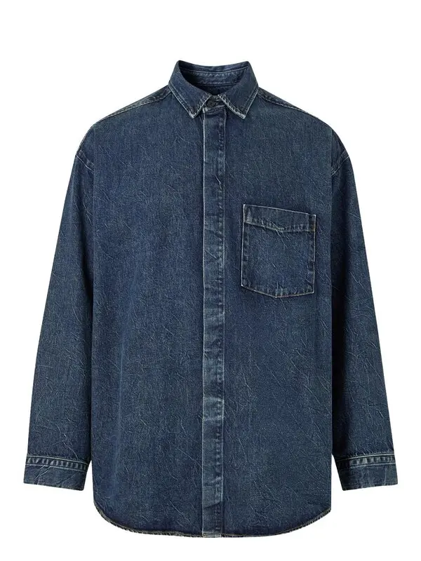 AGOLDE Boyle Denim Shirt - Blue