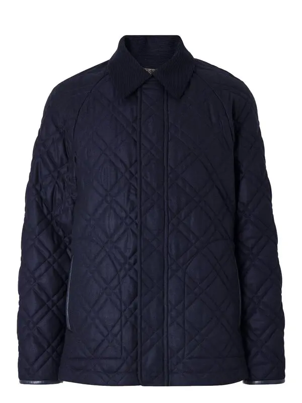 Gabriela Hearst Clarence Wool And Cashmere-blend Jacket - Blue