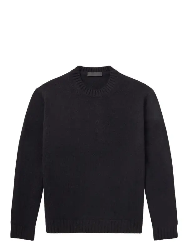 SAMAN AMEL Cashmere Sweater - Black