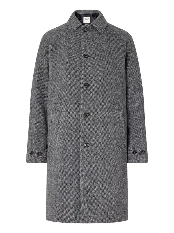 VALSTAR Vittorio Virgin Wool Twill Coat - Gray