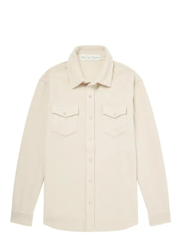 GOD'S TRUE CASHMERE Cashmere Shirt - Neutrals