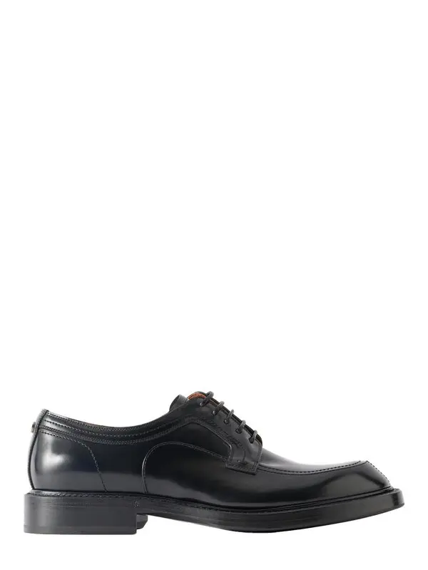 Dolce & Gabbana Formale Leather Derby Shoes - Black
