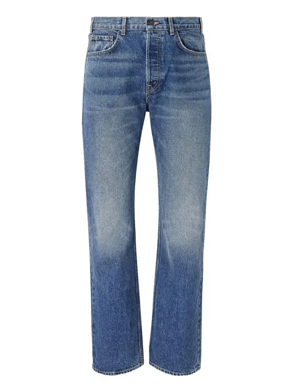 NILI LOTAN Billie Straight-leg Jeans - Blue