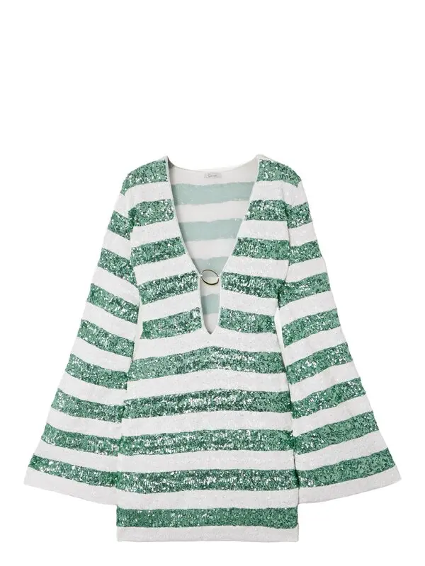 Oseree Striped Top - No