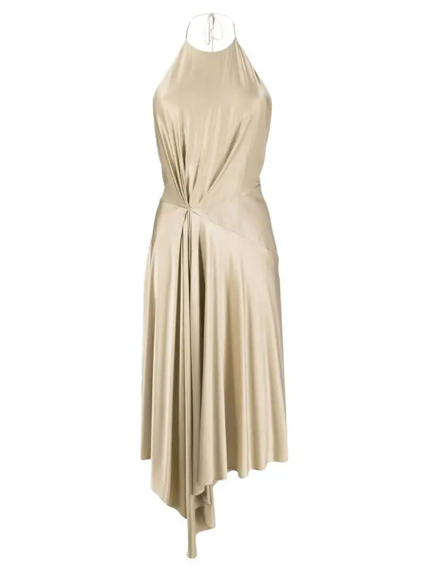 Alexandre Vauthier Halterneck Draped Dress - No