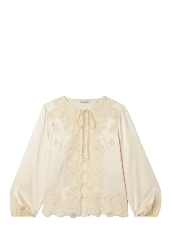 DÔEN Long-sleeved Shirt - Cream